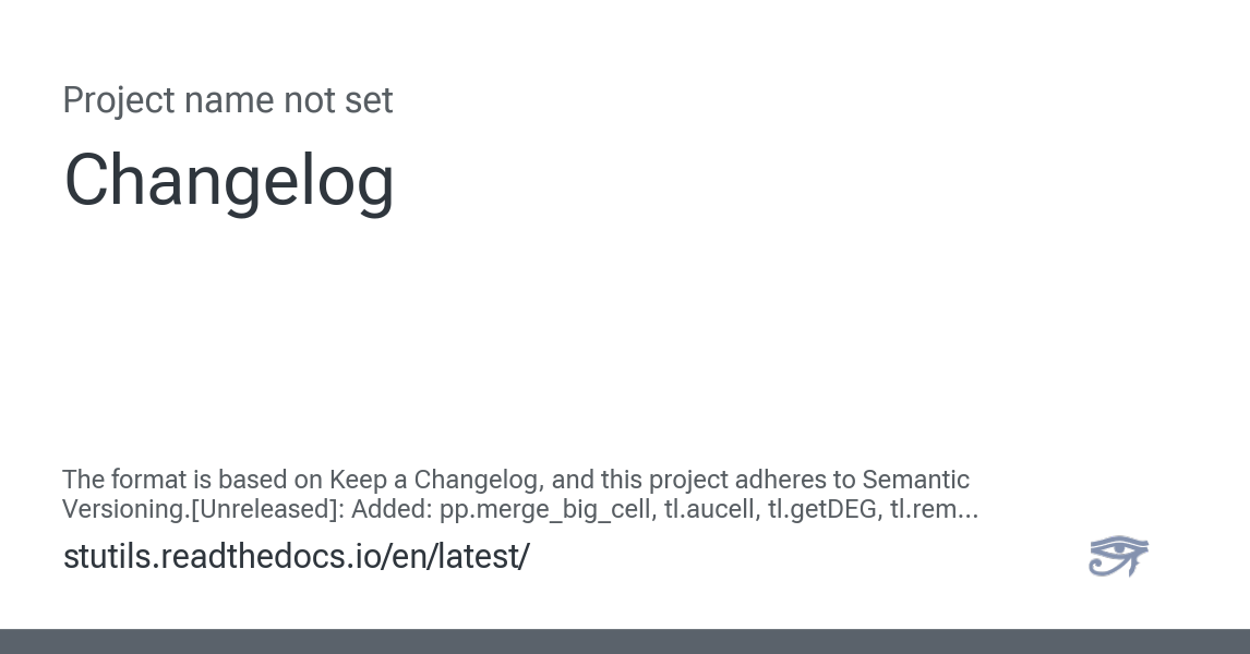 Changelog — StereoUtils